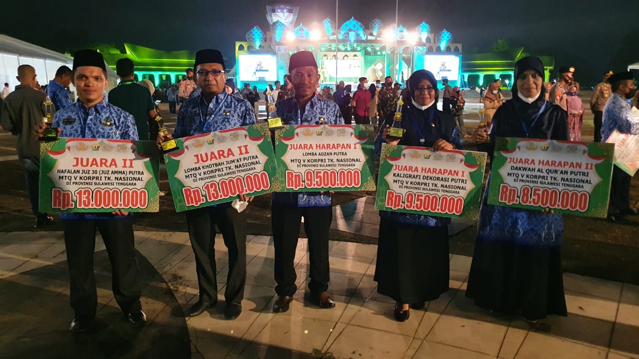 Lima Juara Harumkan Malut di MTQ Korpri Kendari – Publikamalut.com Lima Juara Harumkan Malut di MTQ Korpri Kendari – Publikamalut.com